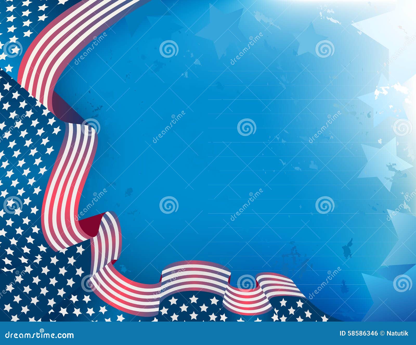 Patriotic Background Vector Illustration | CartoonDealer.com #39824718