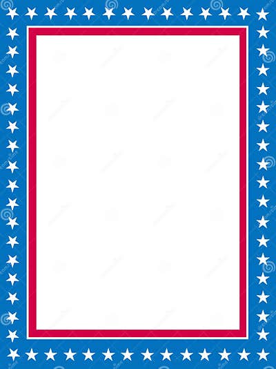 Patriotic border stock vector. Illustration of corner - 14417788