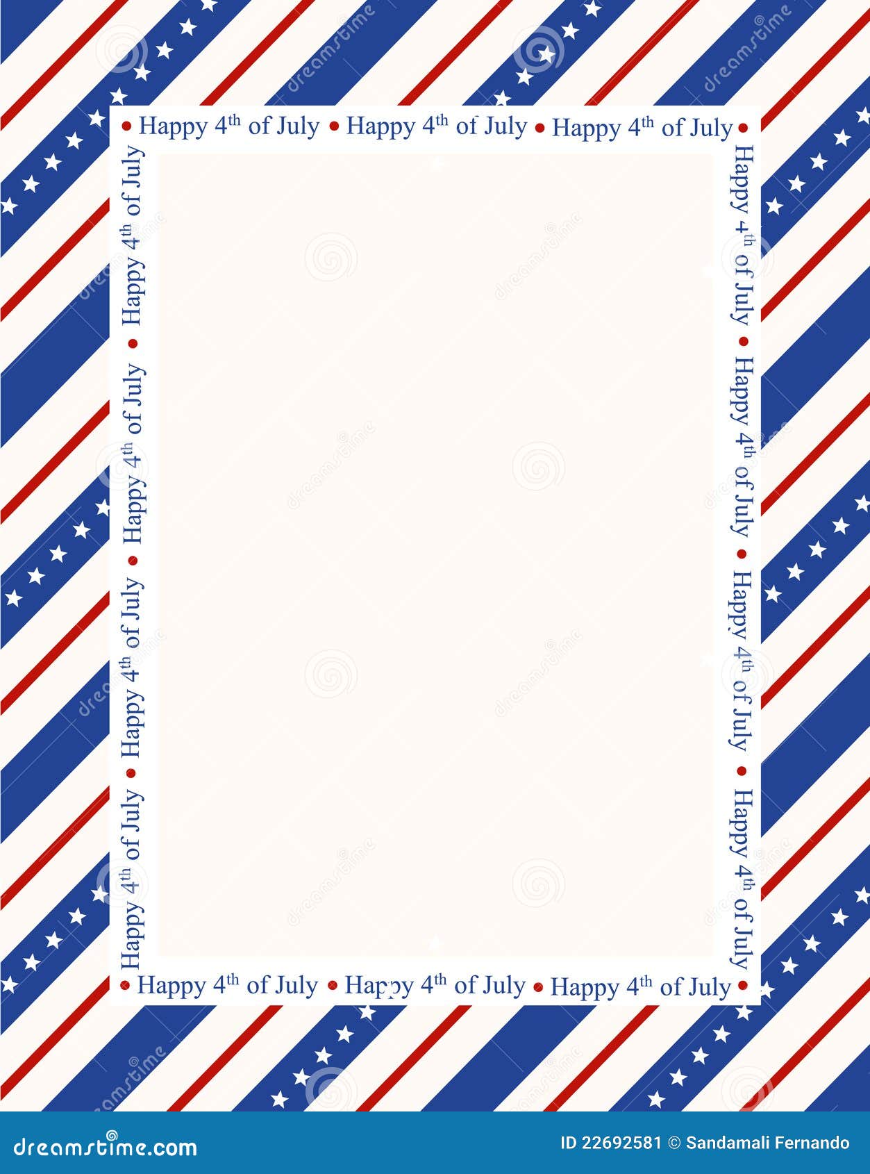 4th Of July Page Borders Vintage Fourth Of July Page Border