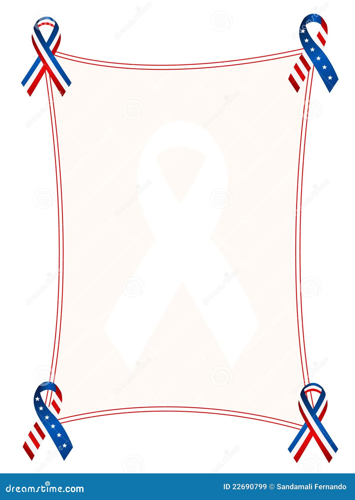 Patriotic border / frame stock vector. Illustration of america - 22690799