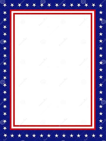 Patriotic border / frame stock vector. Illustration of america - 22692776