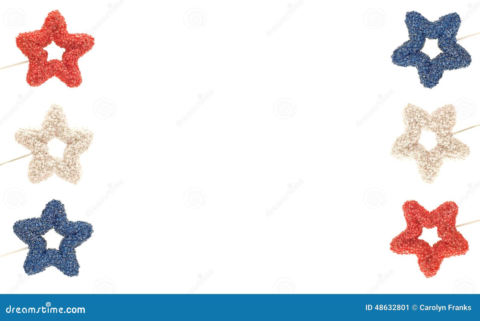 Patriotic Border Horizontal Stock Image - Image of design, star: 48632801