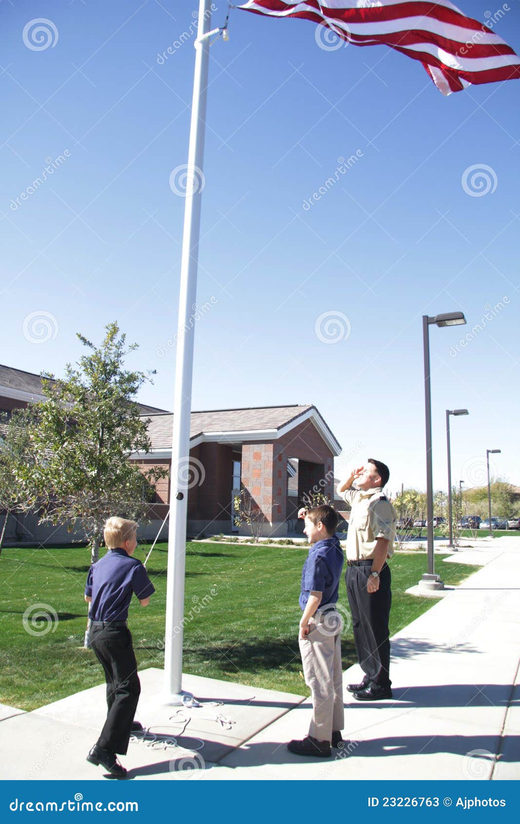 Patriotic Children stock image. Image of youth, white - 23226763