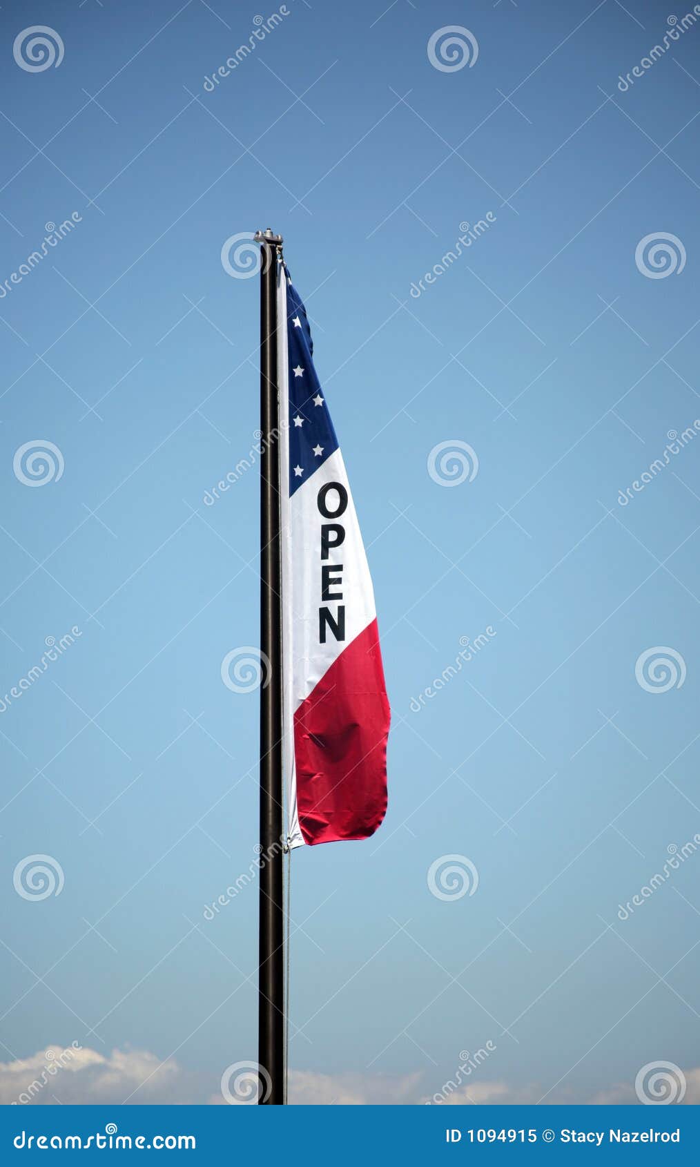 Patriotic open flag stock image. Image of american, model - 1094915