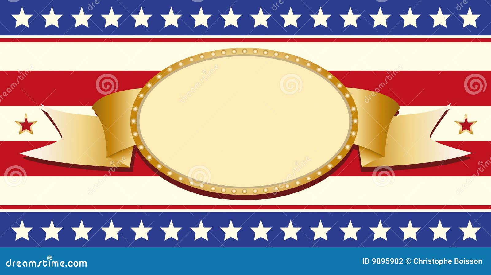Patriotic sign stock illustration. Illustration of celebration - 9895902