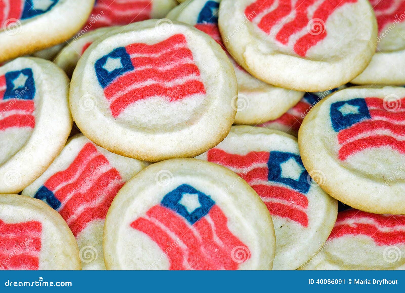 Patriotic sugar cookies stock image. Image of colorful - 40086091