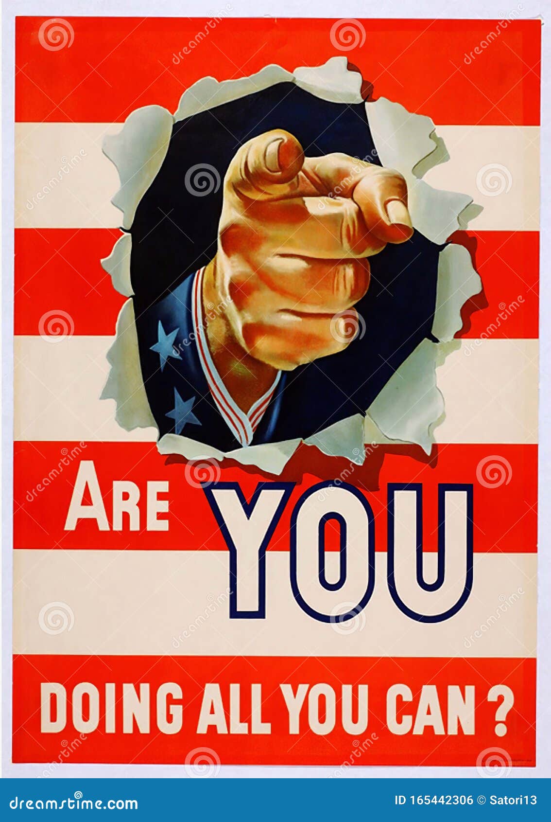 Patriotic Wartime Poster in Big Resolution - Propaganda Editorial Photo ...