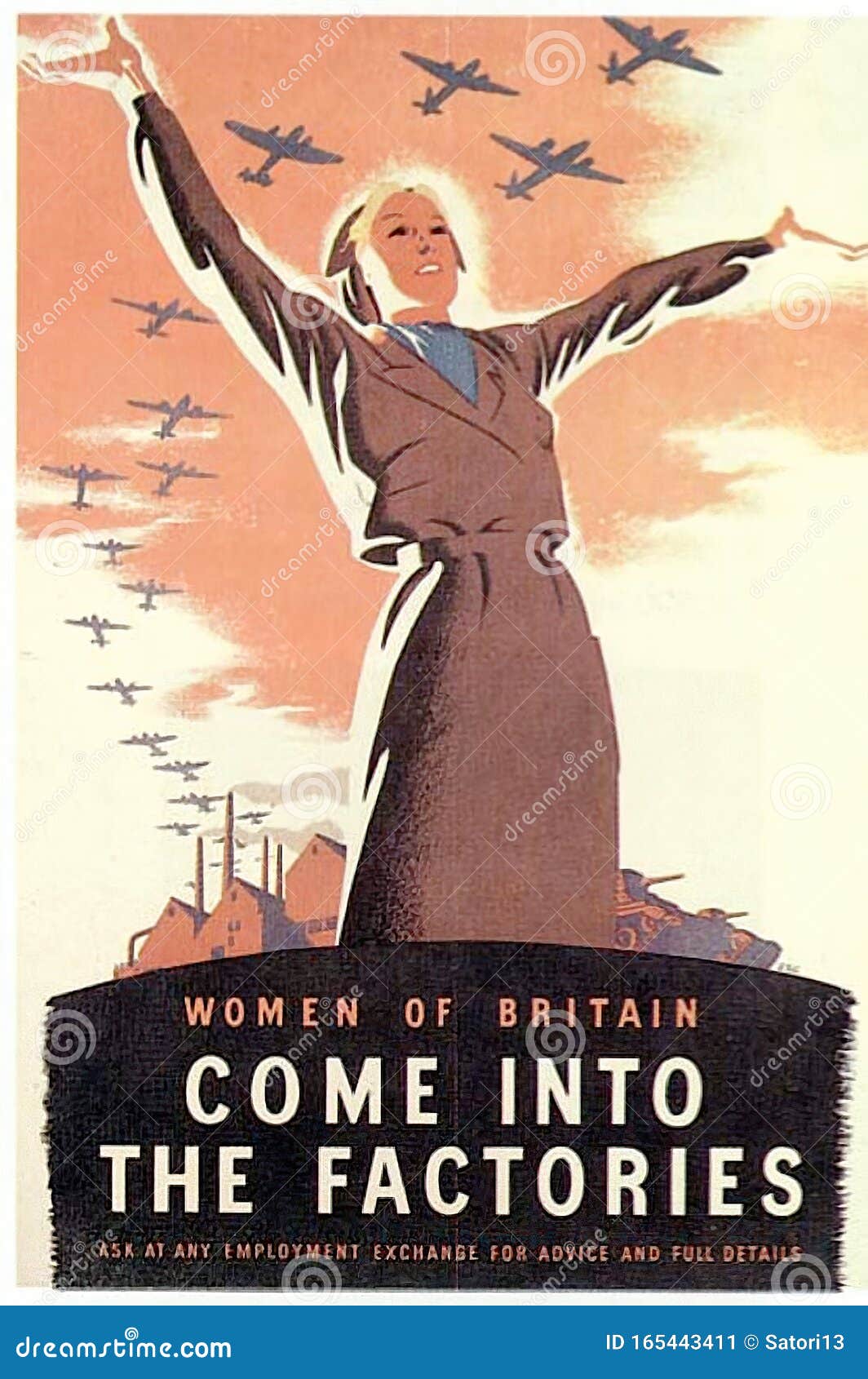 Patriotic Wartime Poster In Big Resolution - Propaganda Editorial Photo ...