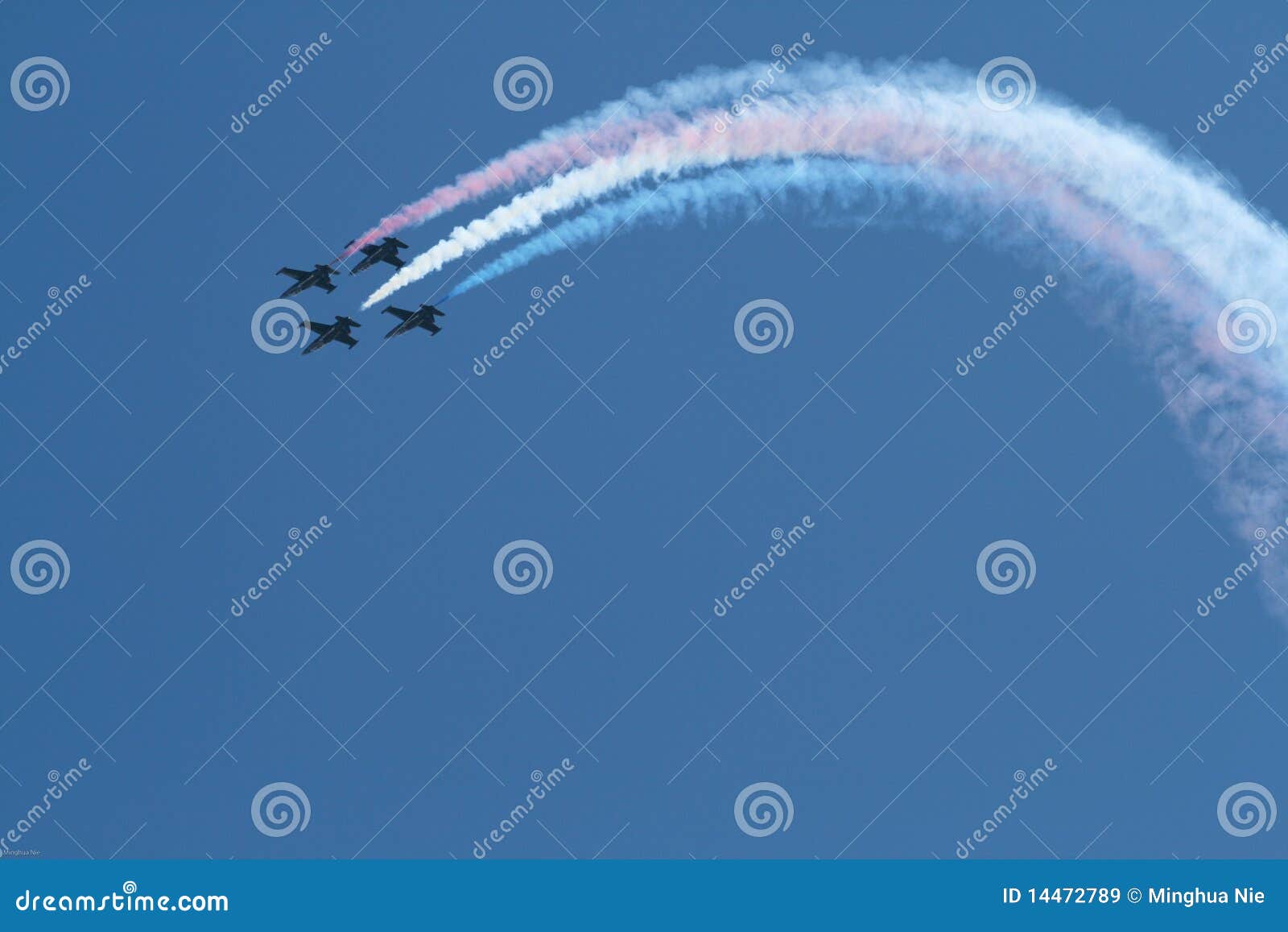 The Patriots Jet Team in Formation Editorial Stock Image - Image of ...