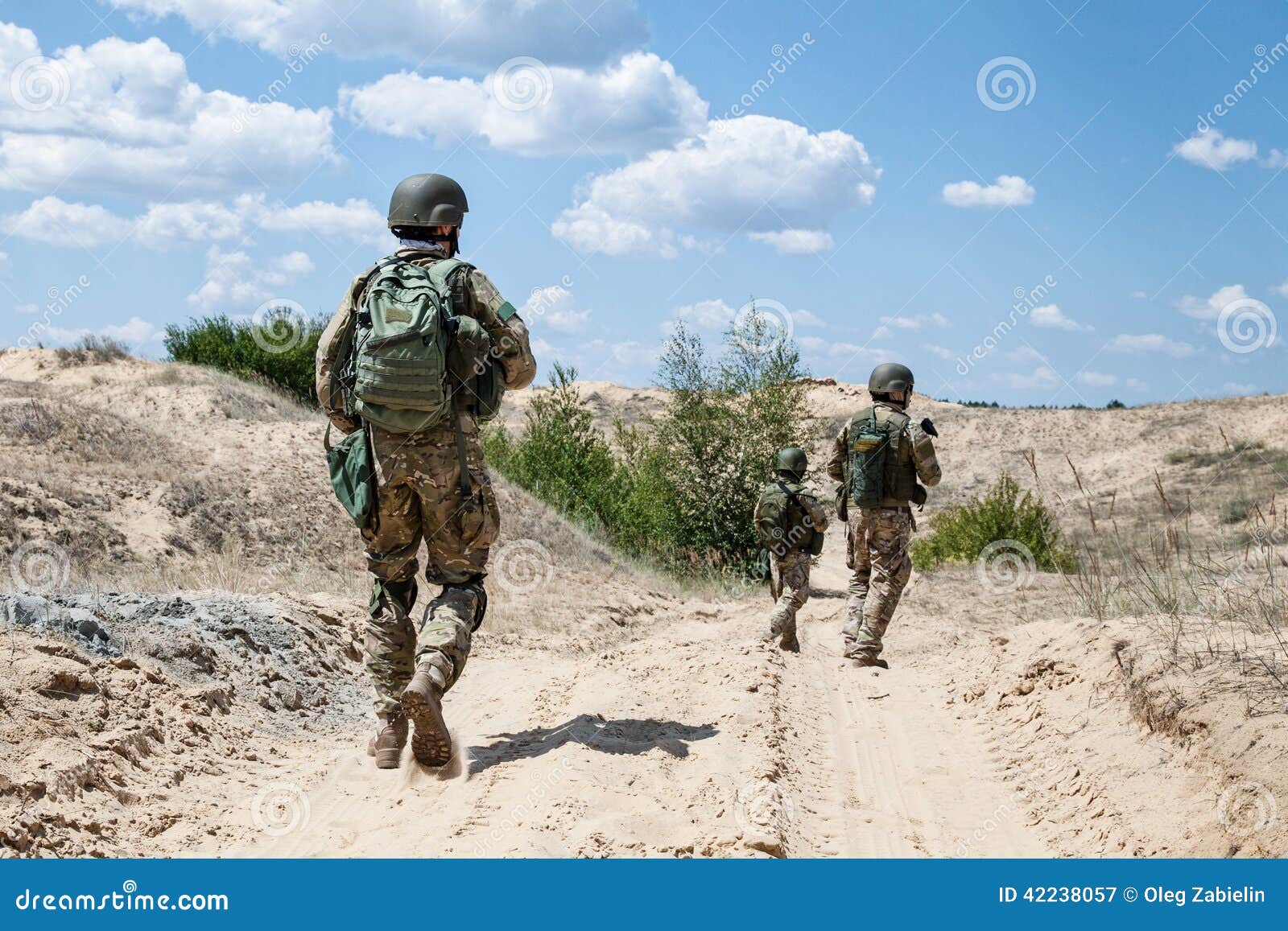 Patrolling stock image. Image of weapon, ranger, battlefield - 42238057