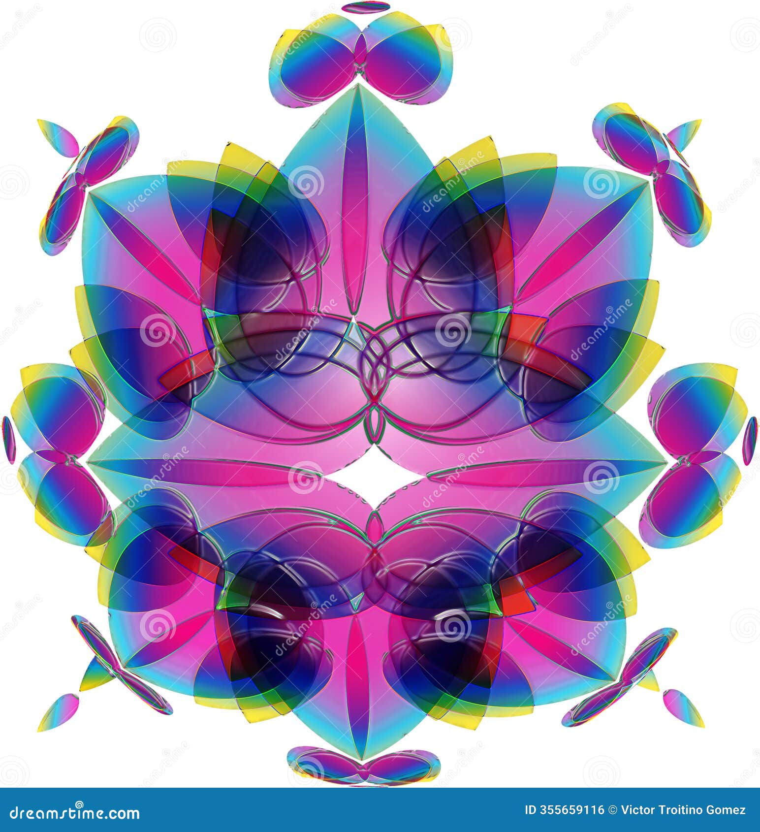 The Gradient with Visual Wave,twirl and Lighting Effects Stock ...