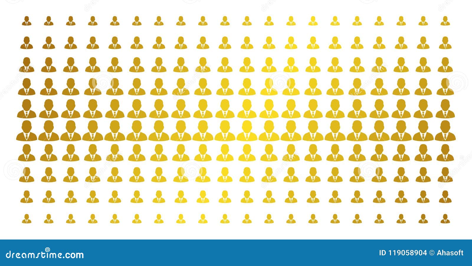 Patron Gold Halftone Pattern Illustration de Vecteur - Illustration du ...