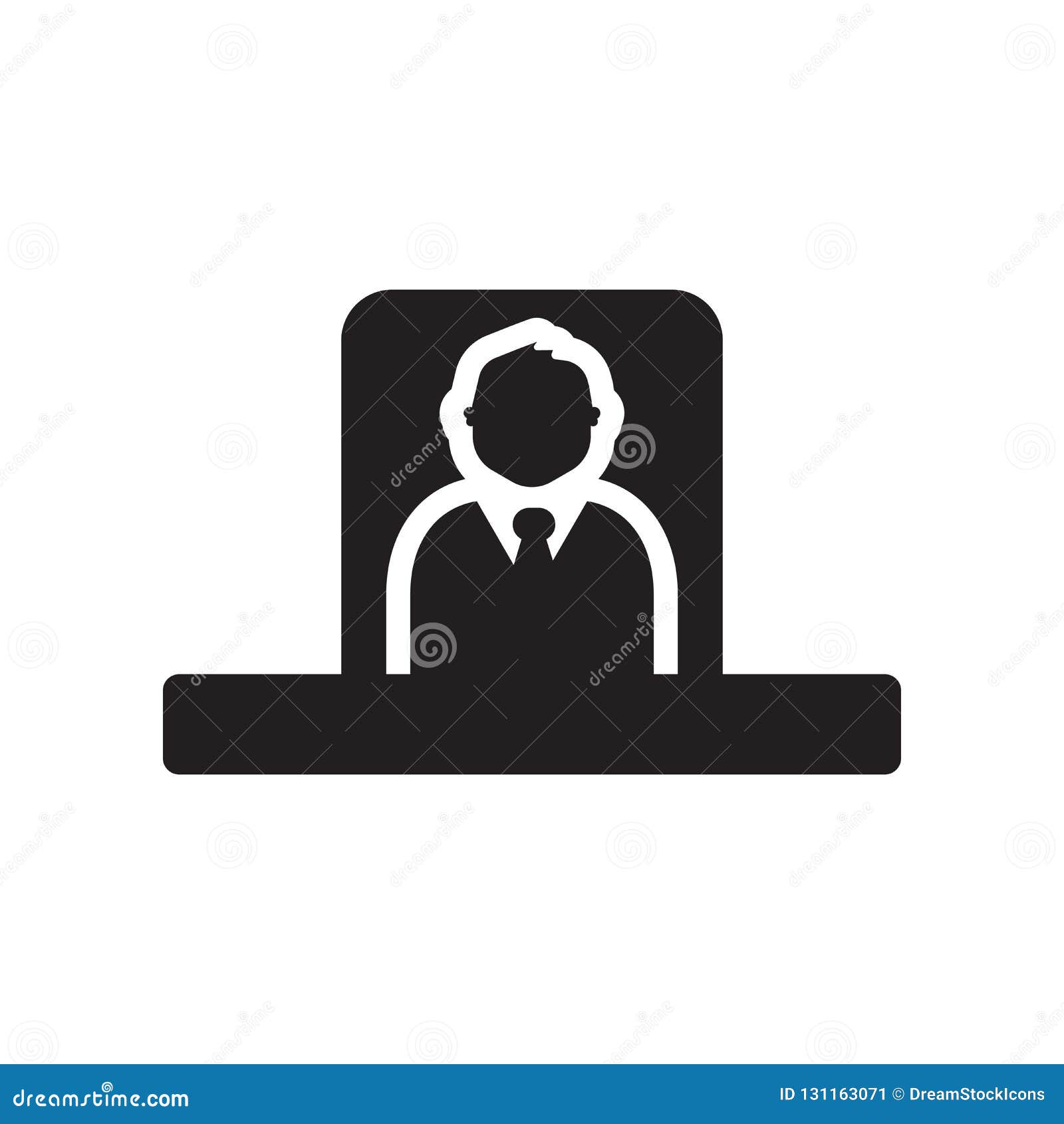 Patron Icon illustration de vecteur. Illustration du gestionnaire ...