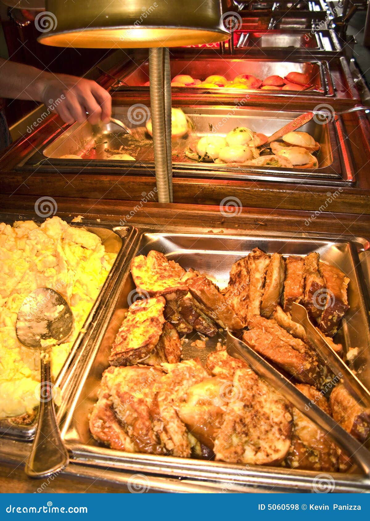 Patron Visiting a Buffet Line Stock Photo - Image of toast, serve: 5060598