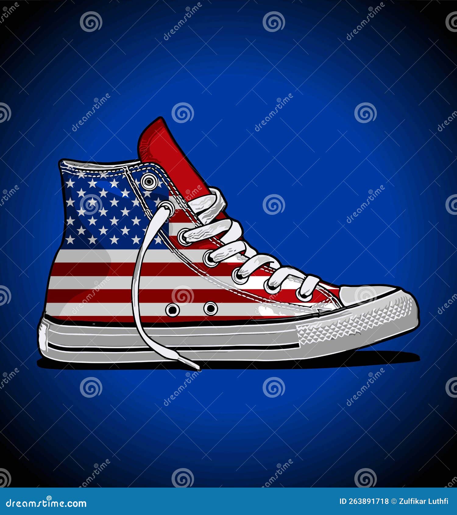 Patrones De Bandera Roja Azul Ilustración del Vector - Ilustración de ...