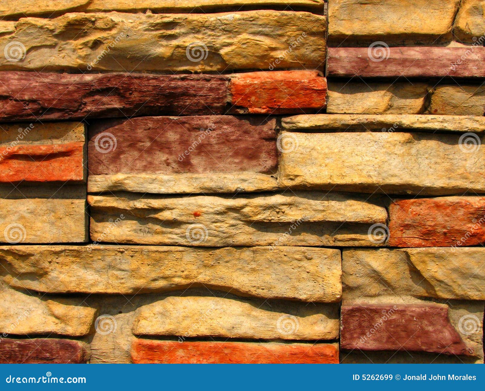 Patroon 2 Van De Bakstenen Muur Van De Steen Stock Afbeelding - Image ...