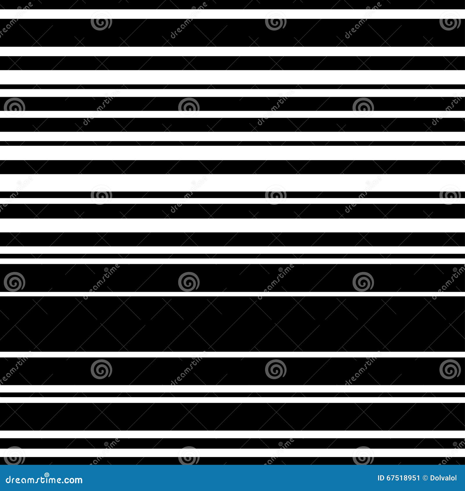 Patroon Zwart-witte Horizontale Streep Vector Illustratie ...