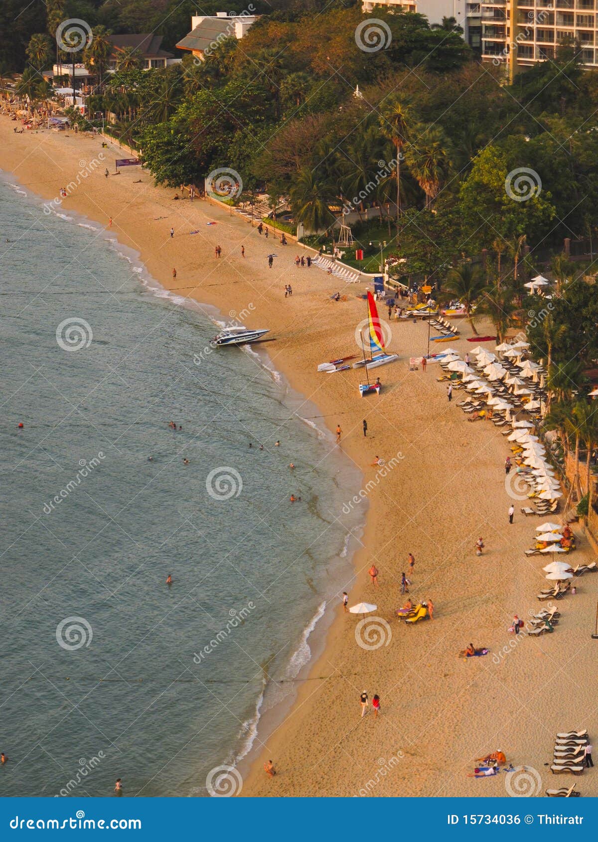 Pattaya Beach stock photo. Image of outdoor, pattaya - 15734036