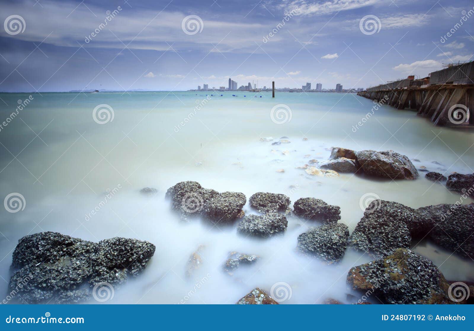 Pattaya beach stock photo. Image of city, destination - 24807192