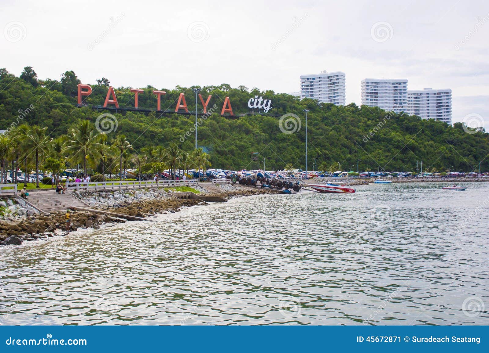 Pattaya sign editorial photo. Image of trip, sign, place - 45672871