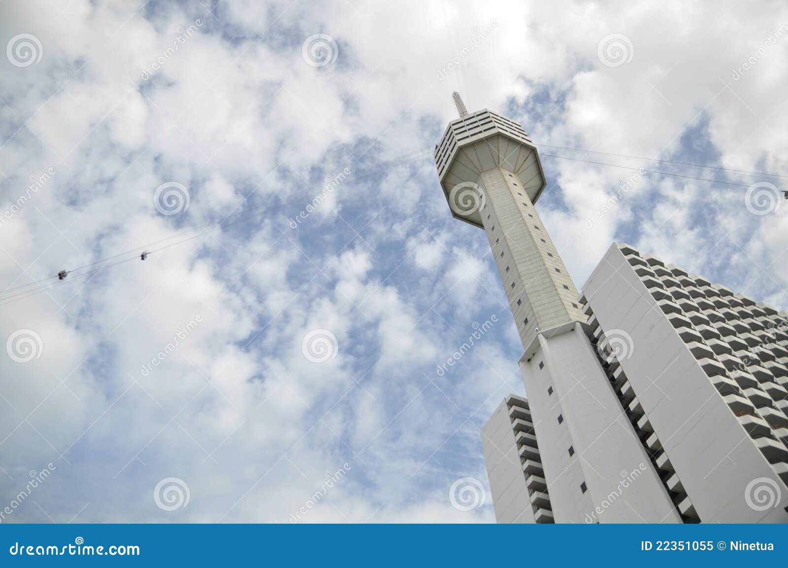 Pattaya Tower at Pattaya City Stock Image - Image of attractions ...