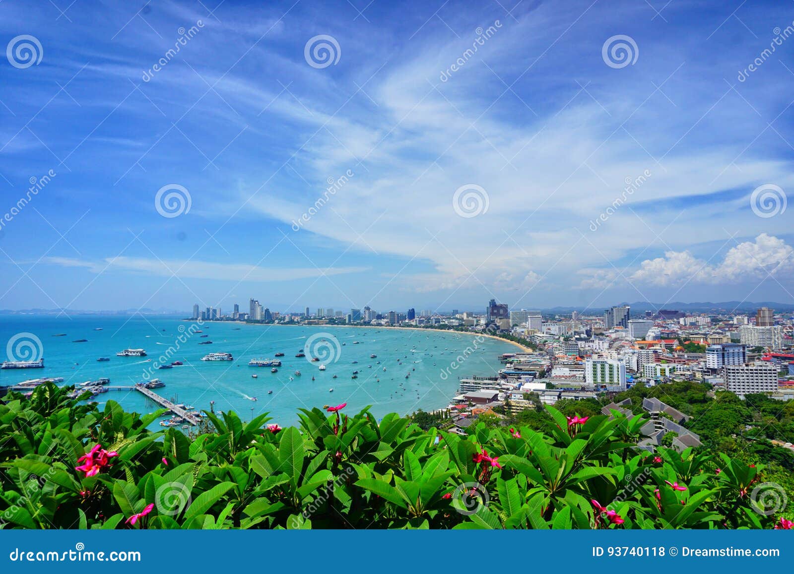 Pattaya View Point Thailand Stock Photo - Image of landscape, travel ...