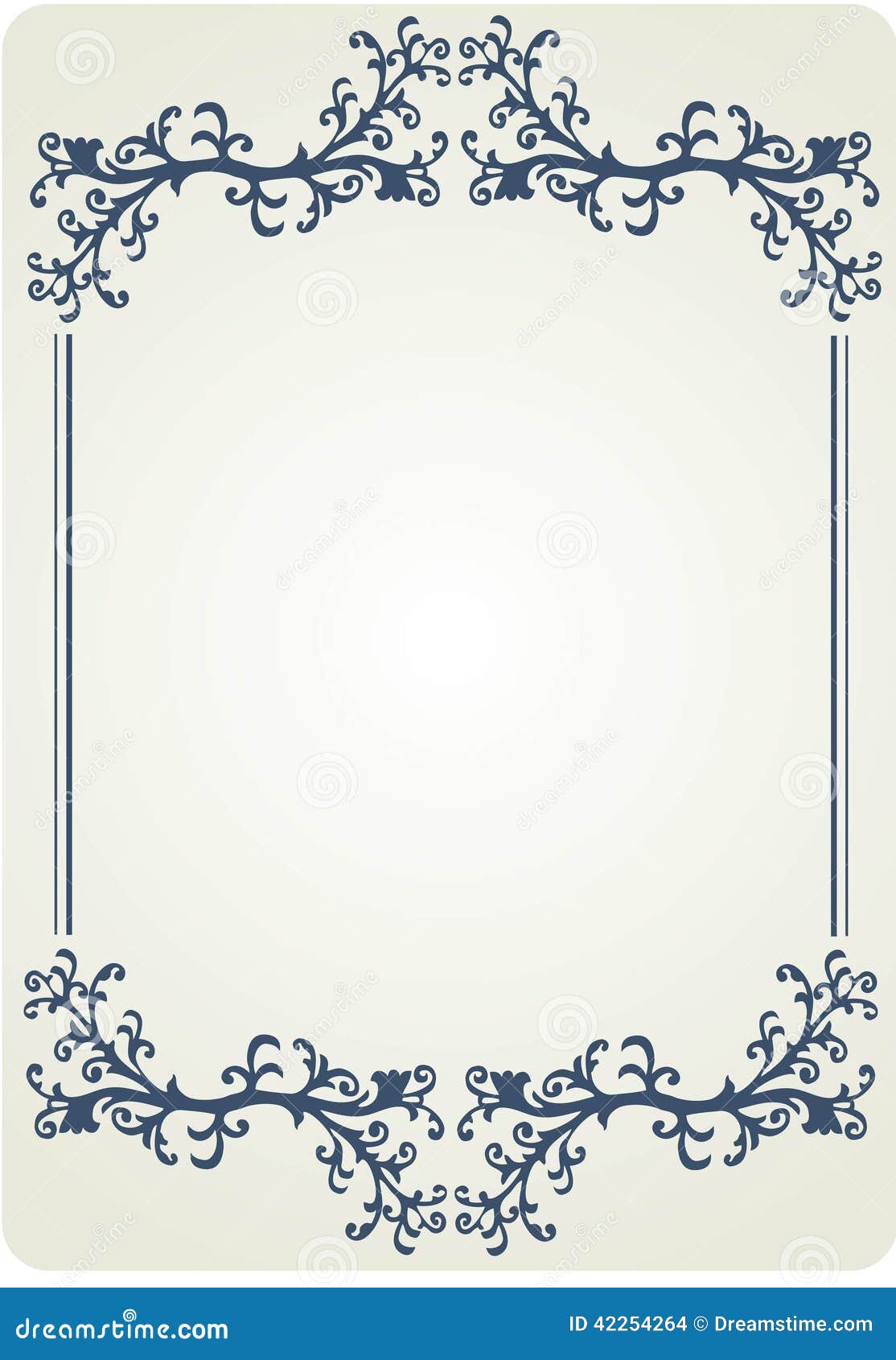 Patten frame_1 stock vector. Illustration of branchy - 42254264
