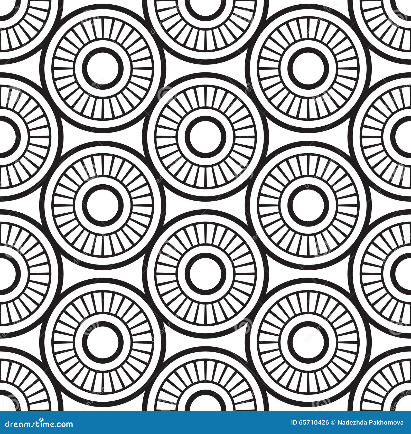 Patten of round elements stock vector. Illustration of jacquard - 65710426