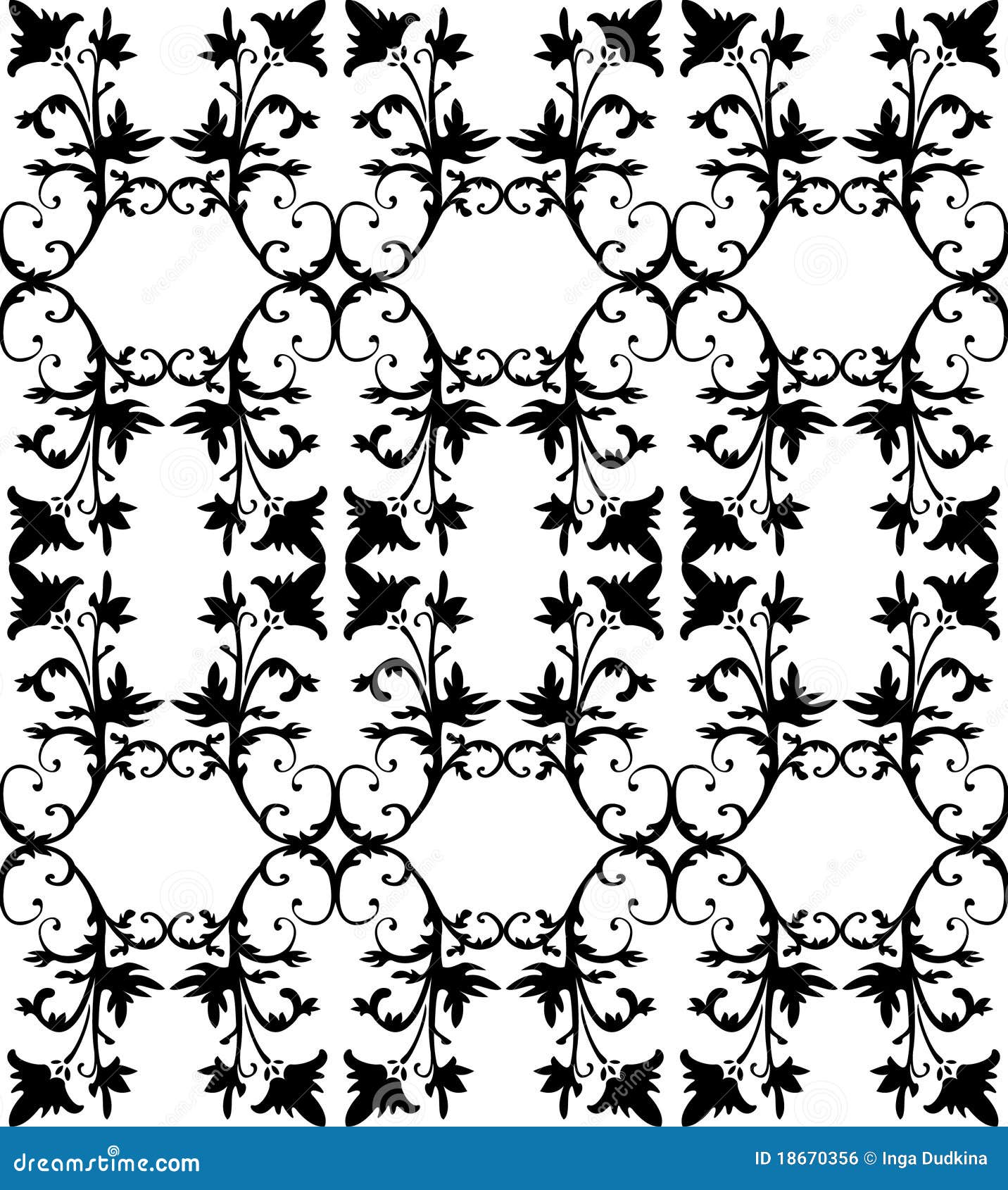 Pattern stock vector. Illustration of fashioned, scroll - 18670356