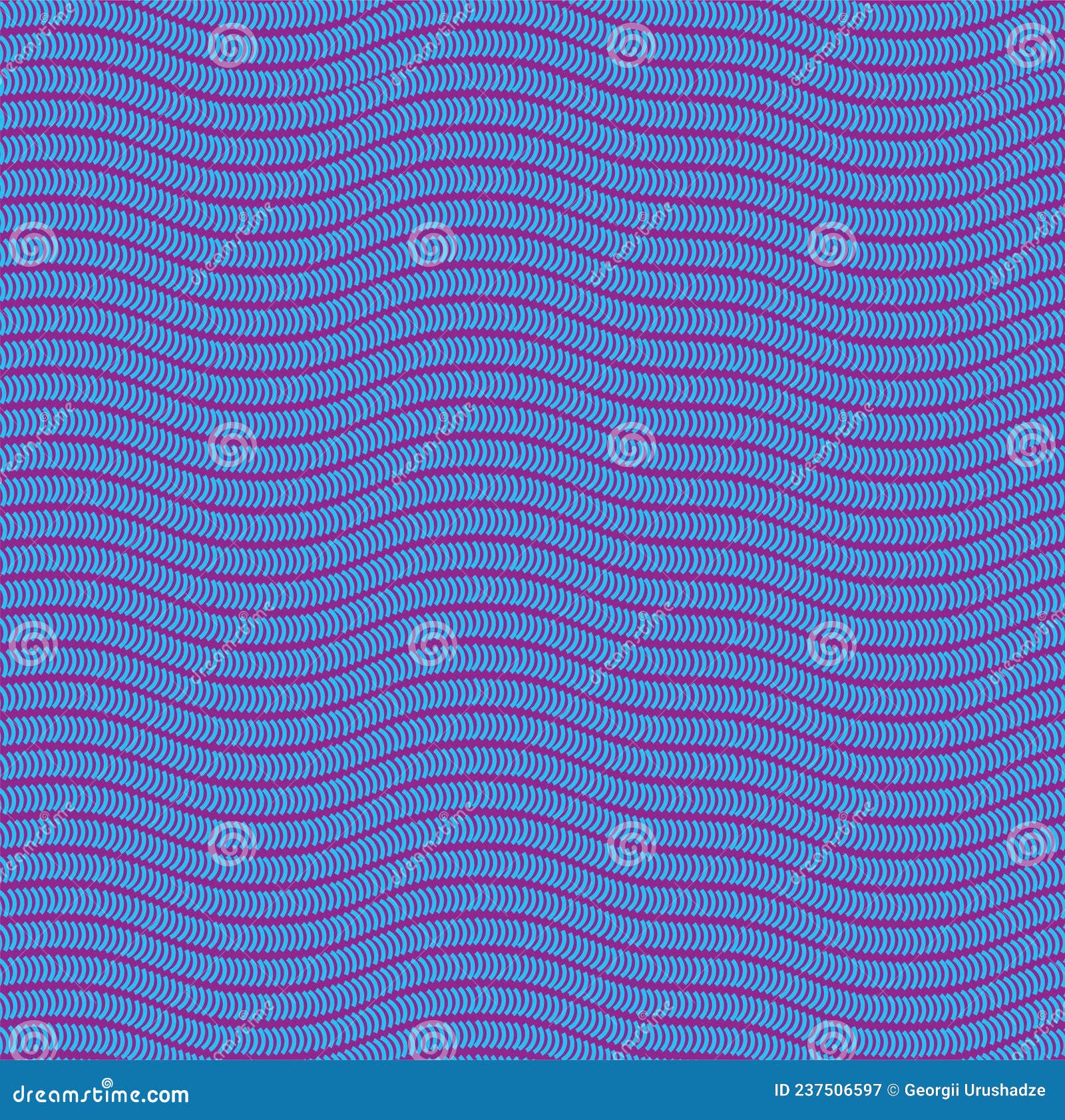 Seamless Pattern, Waves of Texture Lines. Vector Image. Sea Waves Stock ...