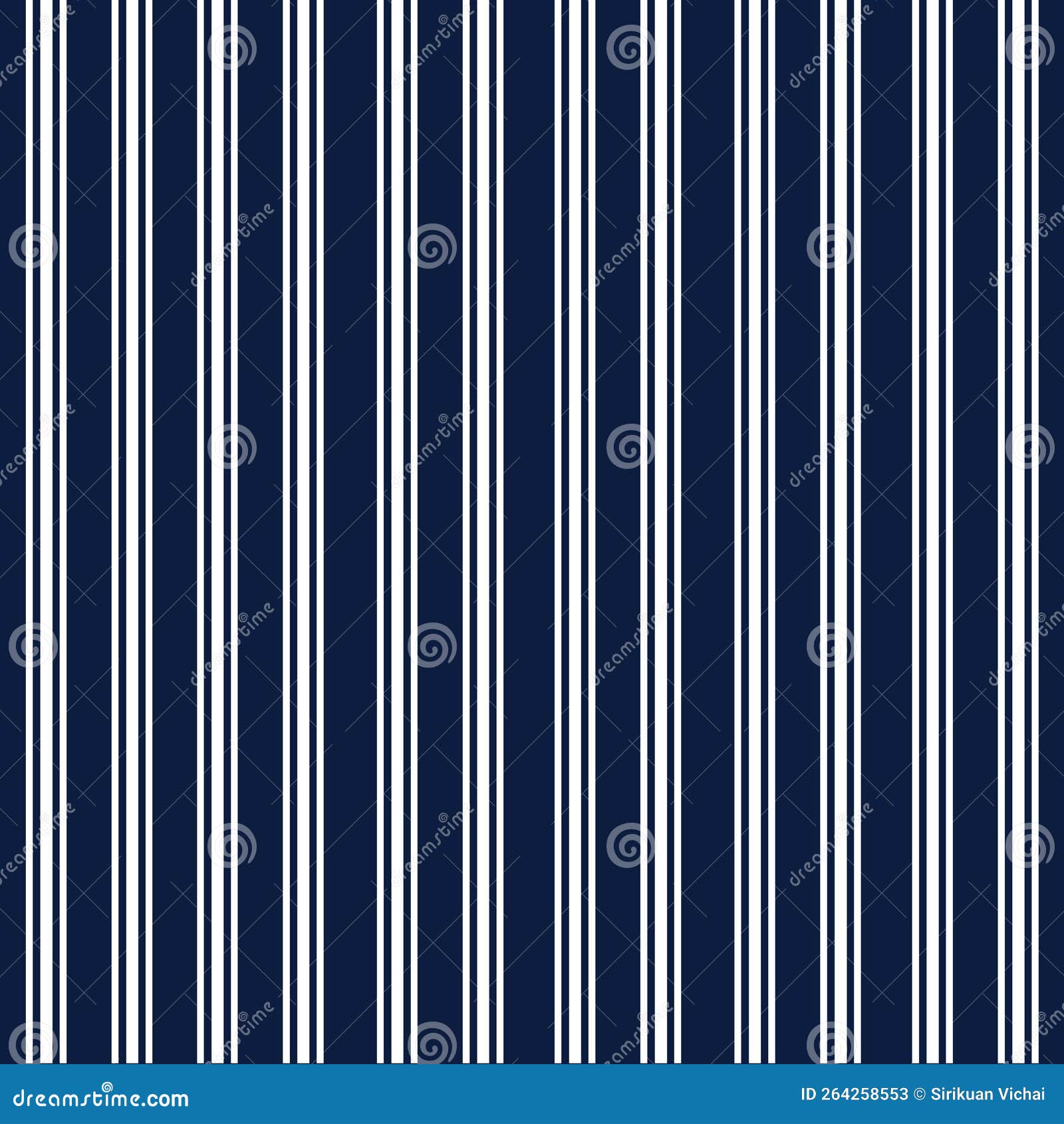 Pinstripe Seamless Pattern ,white and Blue Stock Illustration ...
