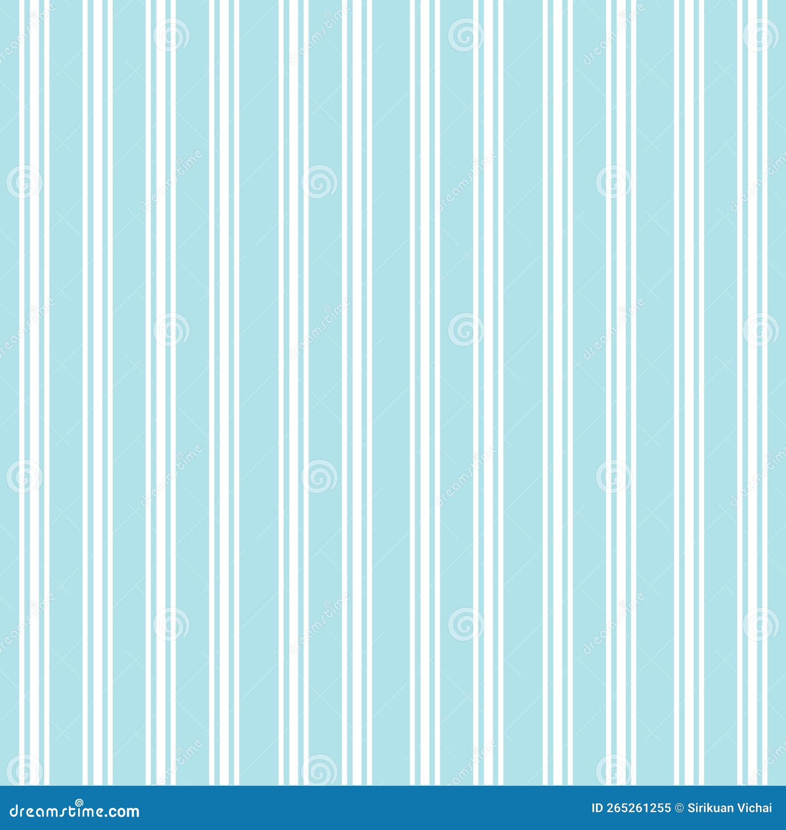 Pinstripe Seamless Patterns, Blue and White Stock Illustration ...