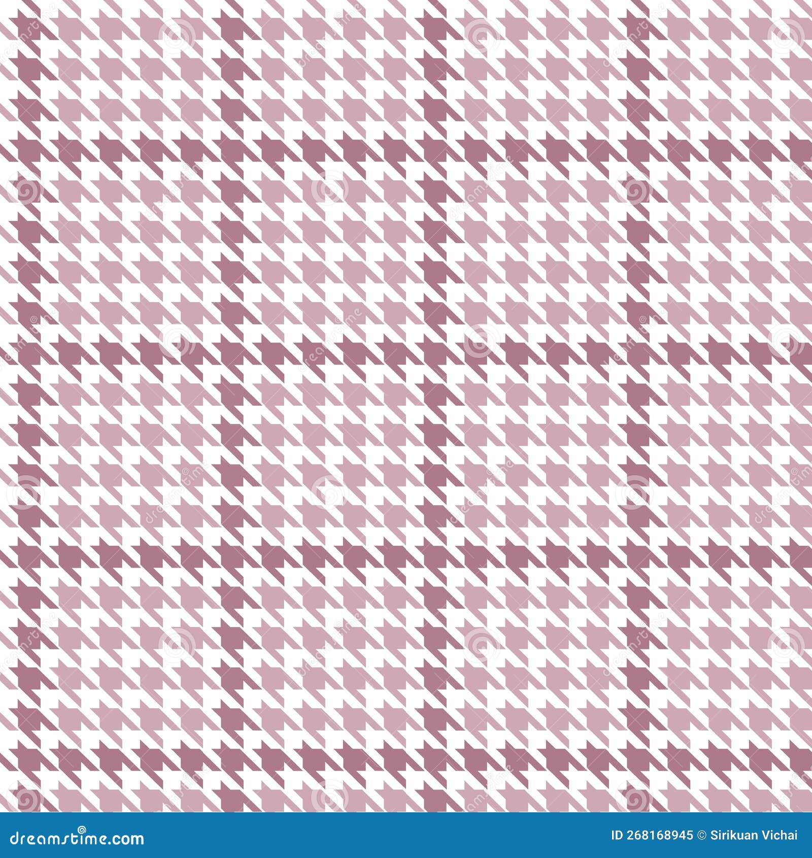 Houndstooth Seamless Pattern, Pink, White, Stock Illustration ...
