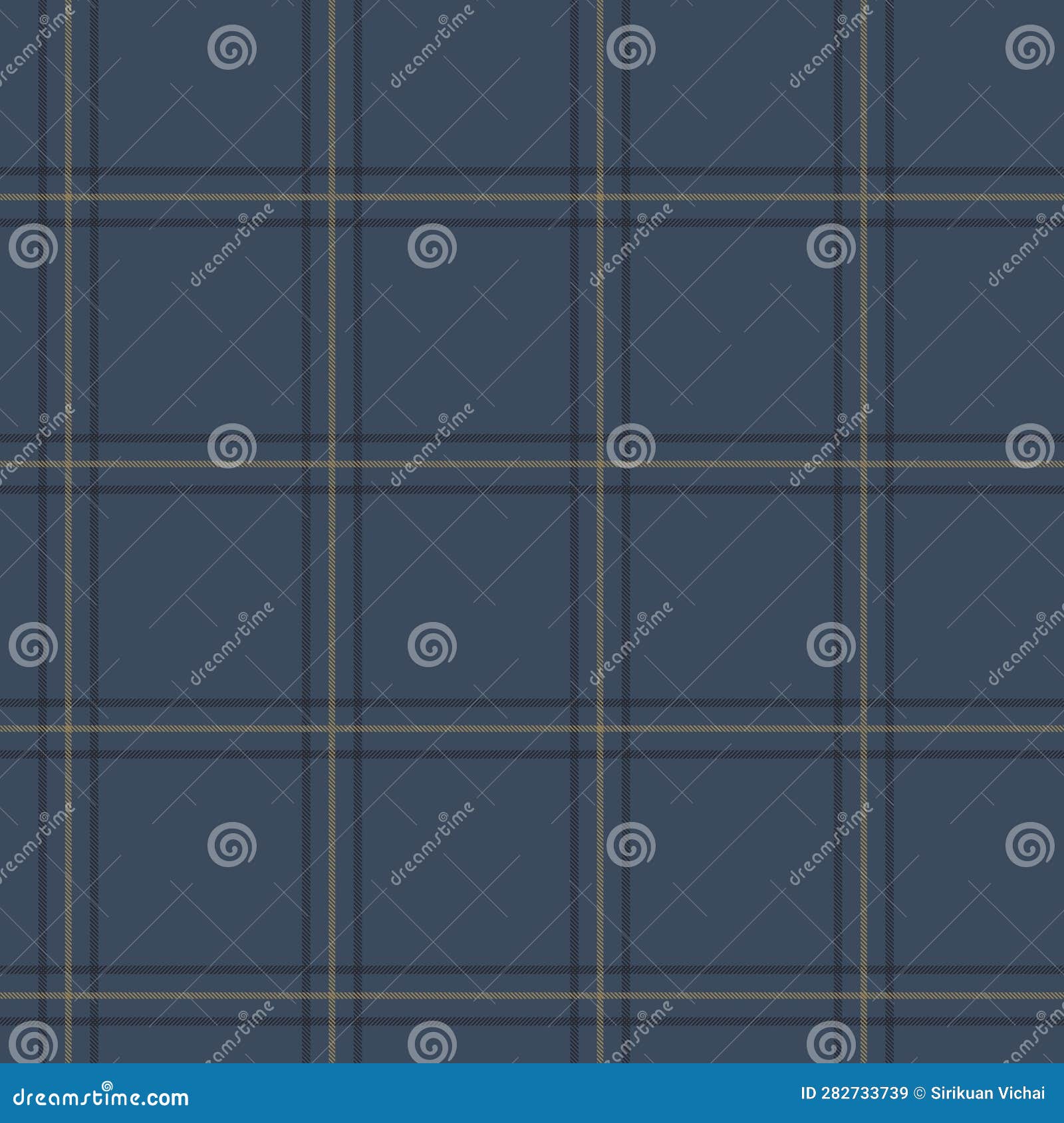 Window Pane Plaid Seamless Pattern, Black and Nany Blue , Pattern 30 6 ...
