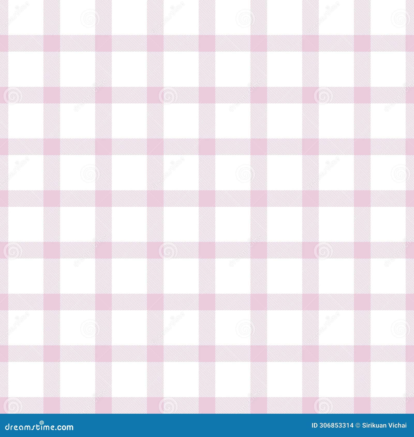 Gingham Seamless Pattern, Pink , White Stock Illustration ...