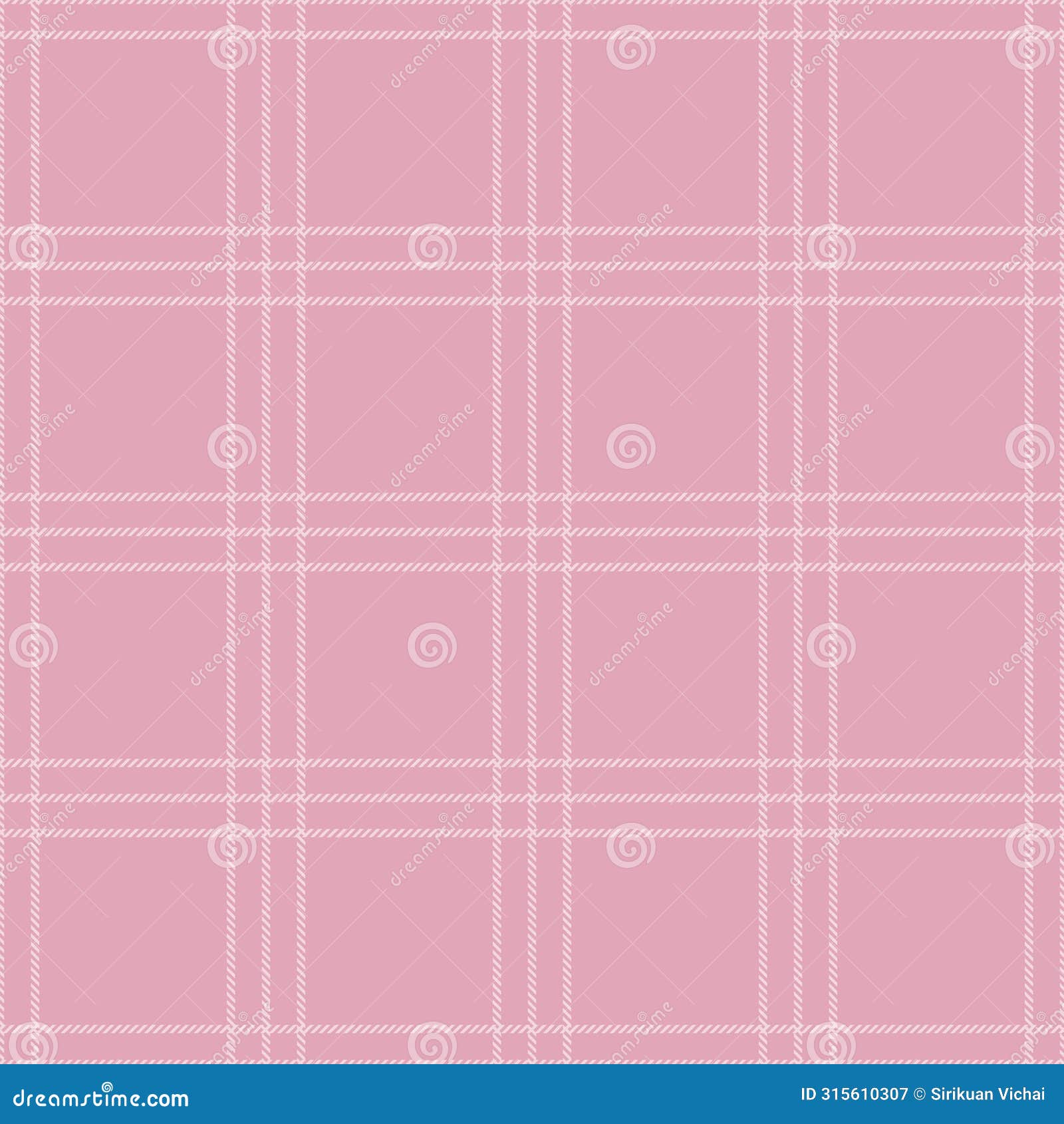 Window Pane Plaid Seamless Pattern, Pink , White , Stock Illustration ...