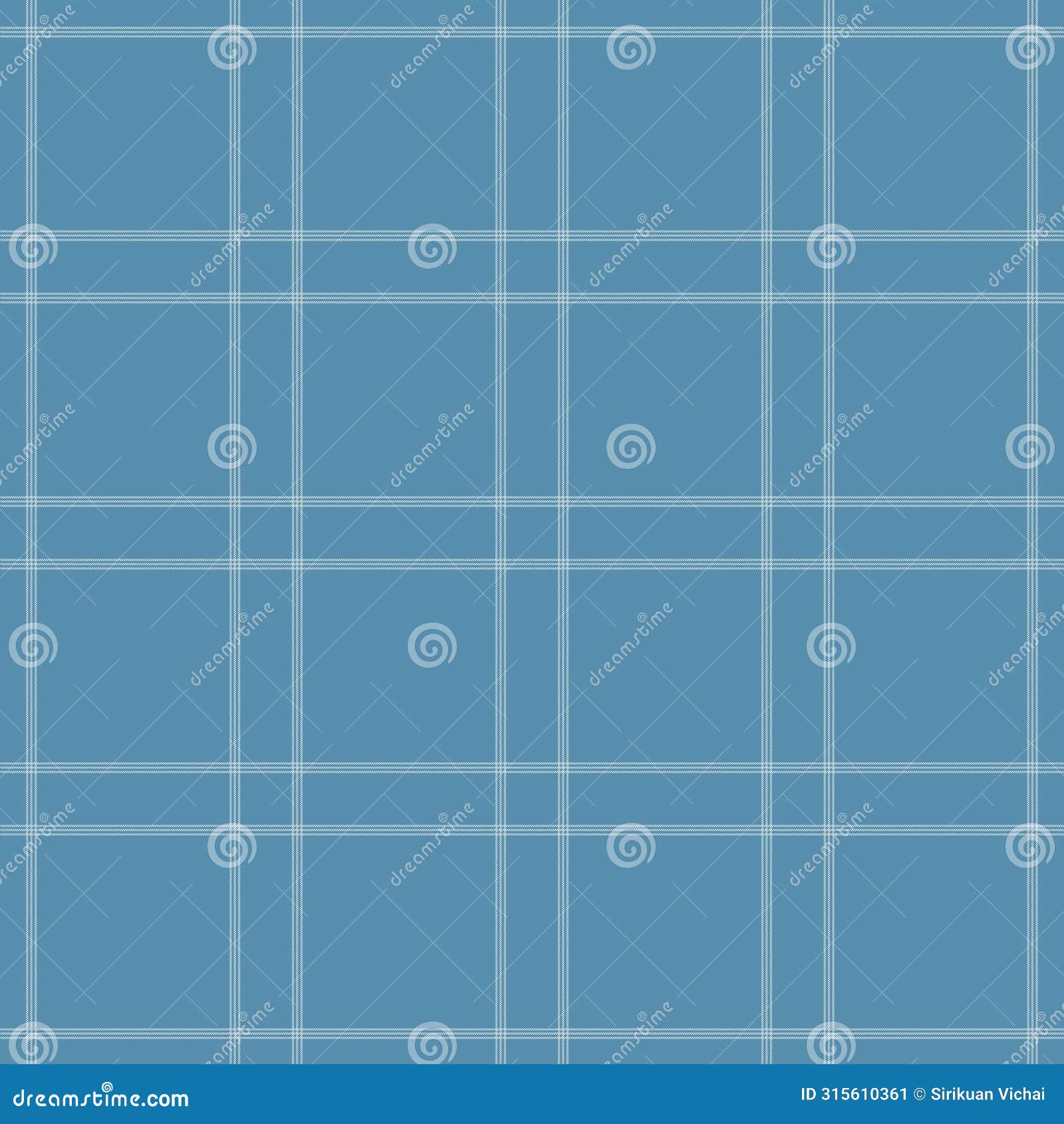 Window Pane Plaid Seamless Pattern, Blue , White, Stock Illustration ...