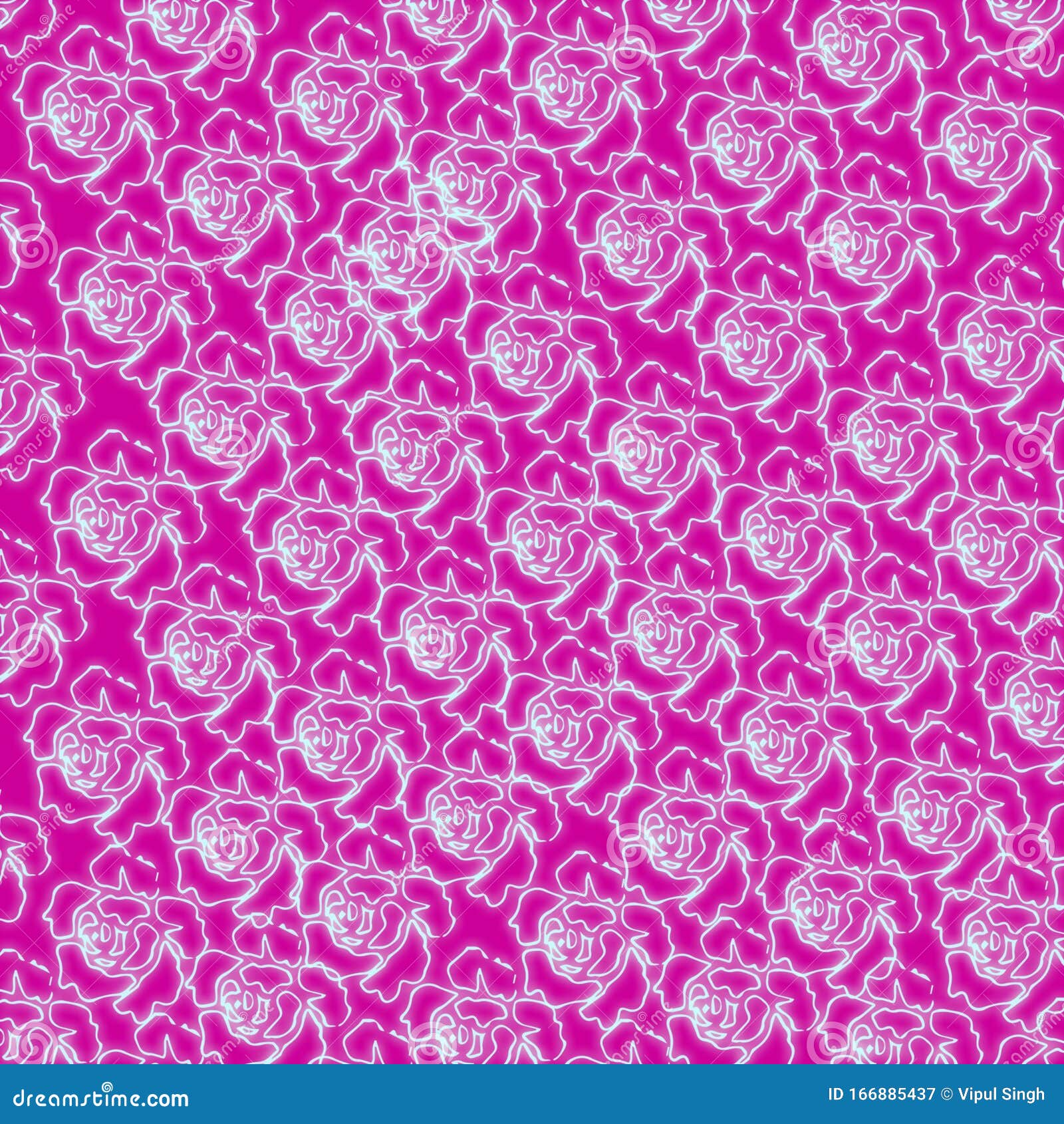 Pattern Abstract Flower Glowing Wallpaper Decorations Decorate Seamless ...