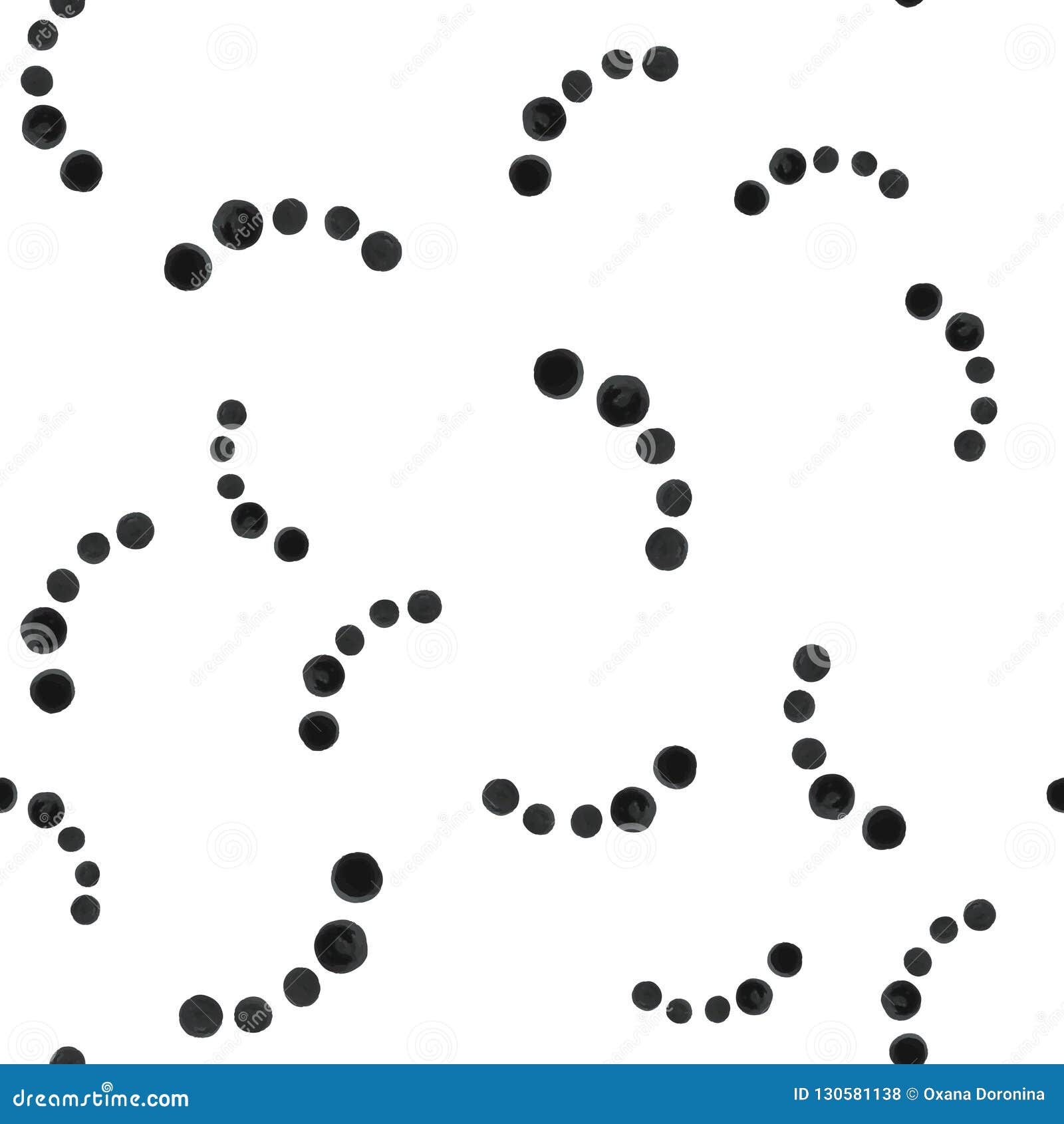 Pattern Abstract Seamless Points of Black Color Stock Vector ...