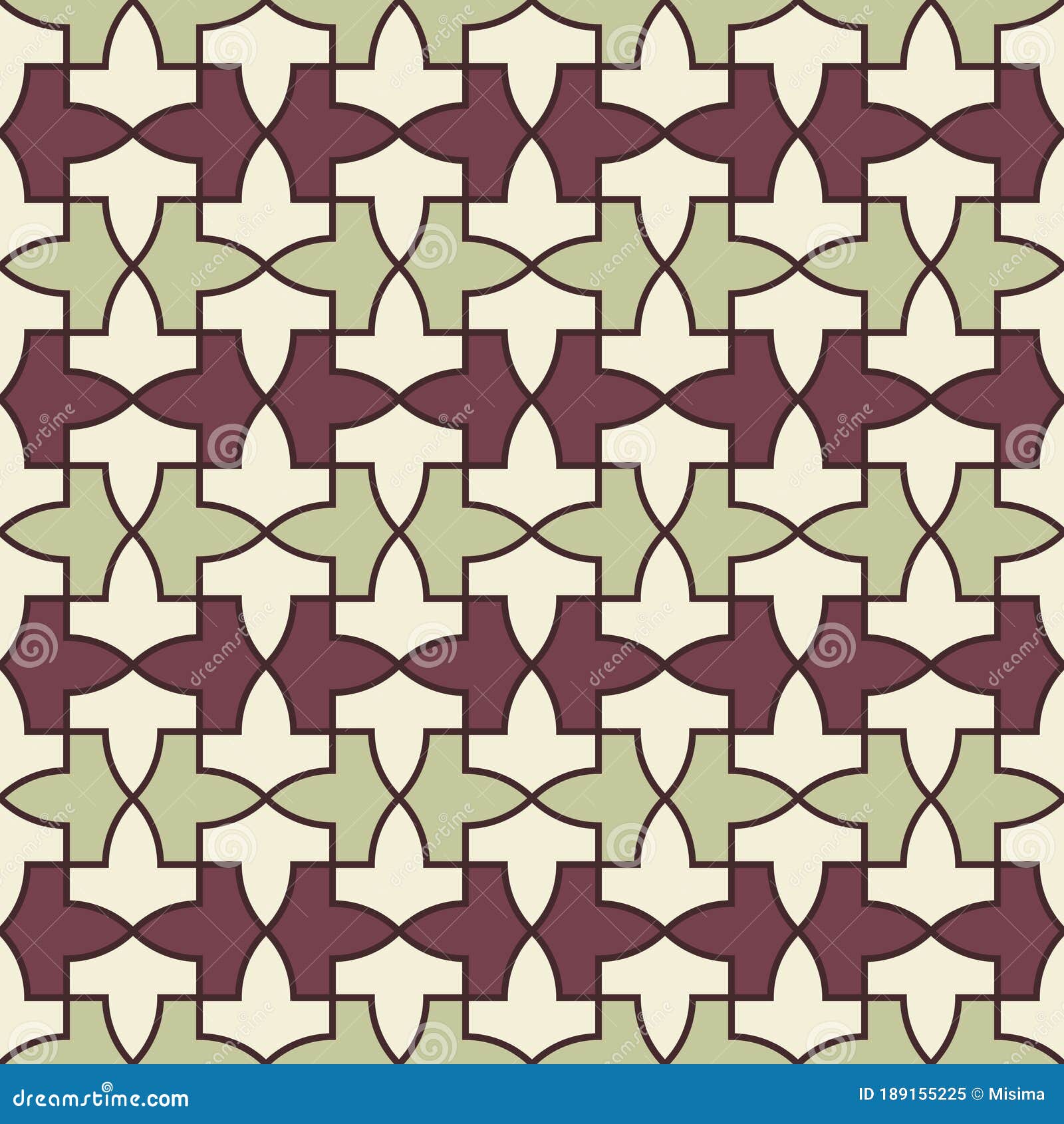 Pattern from the Alhambra Palace Stock Vector - Illustration of ...