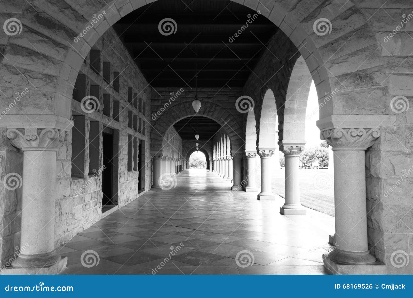 Pattern of Arches. Black and White Stock Photo - Image of government ...