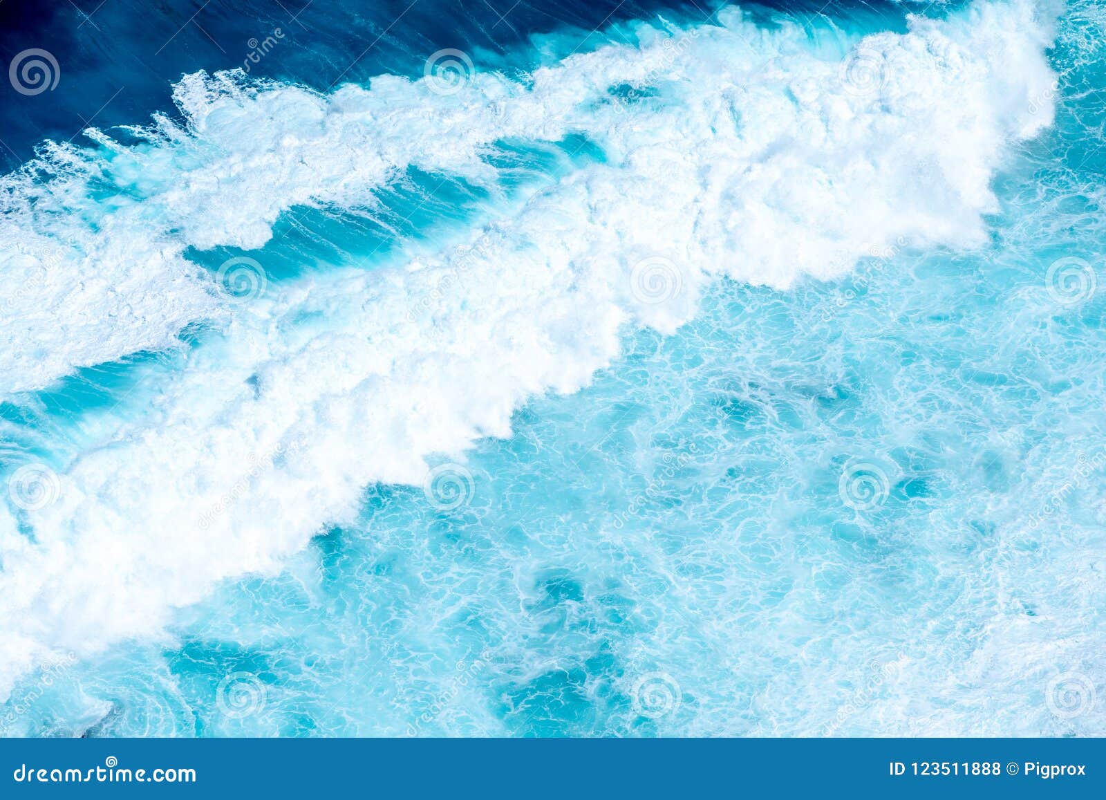 Pattern of Ariel View Waves. the Viewpoints at Kelingking Secret Stock ...