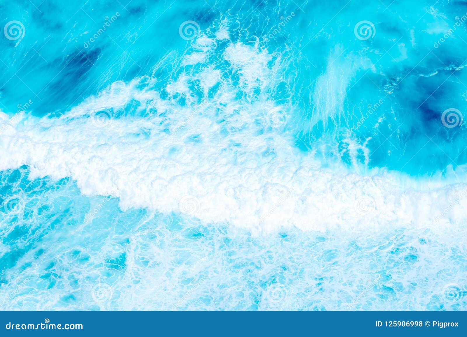 Pattern of Ariel View Waves. the Viewpoints at Kelingking Secret Stock ...