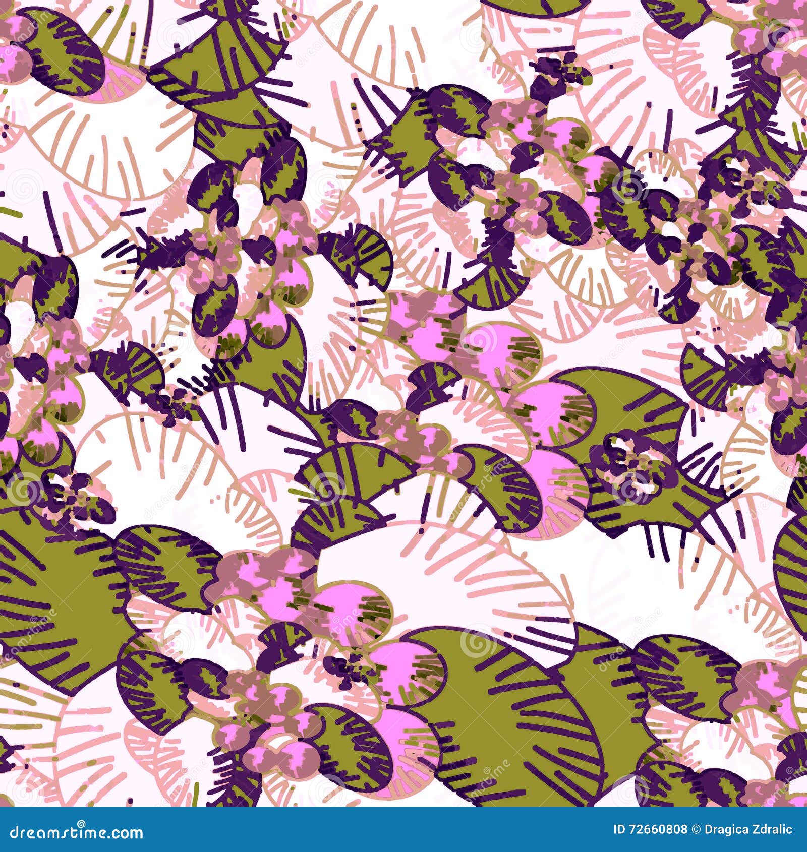 Pattern Art Painting Decor Background Stock Illustration - Illustration ...