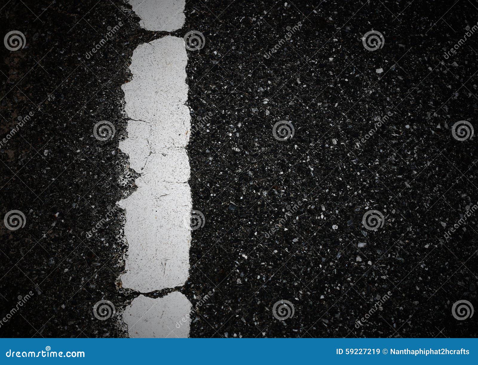 Pattern of Asphalt Texture with One Line. Stock Image - Image of ...