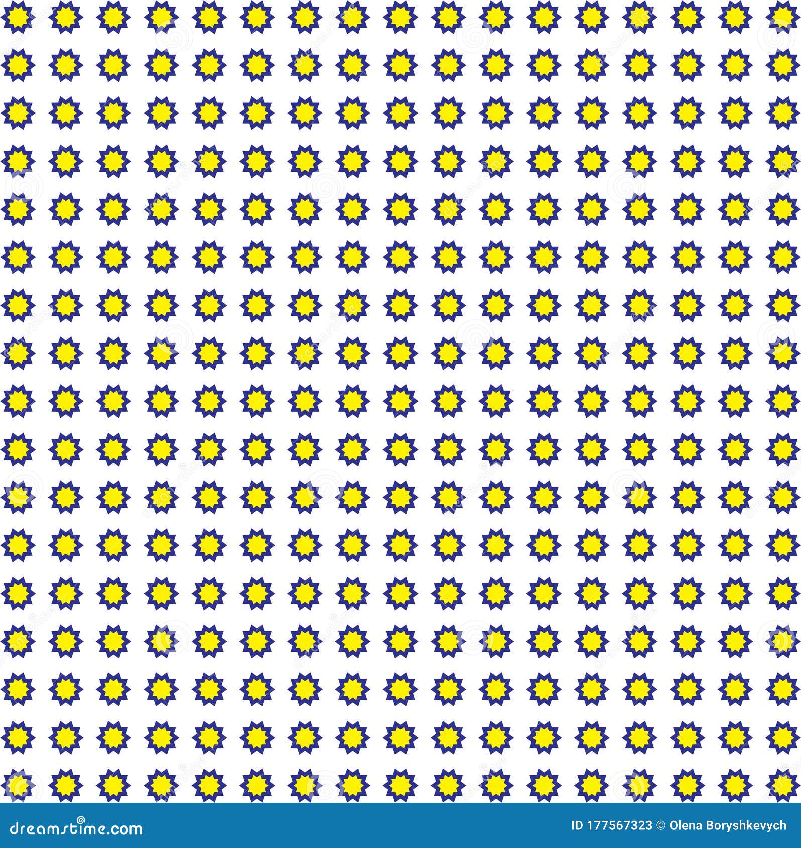 Pattern with Asterisks on White Background Stock Vector - Illustration ...