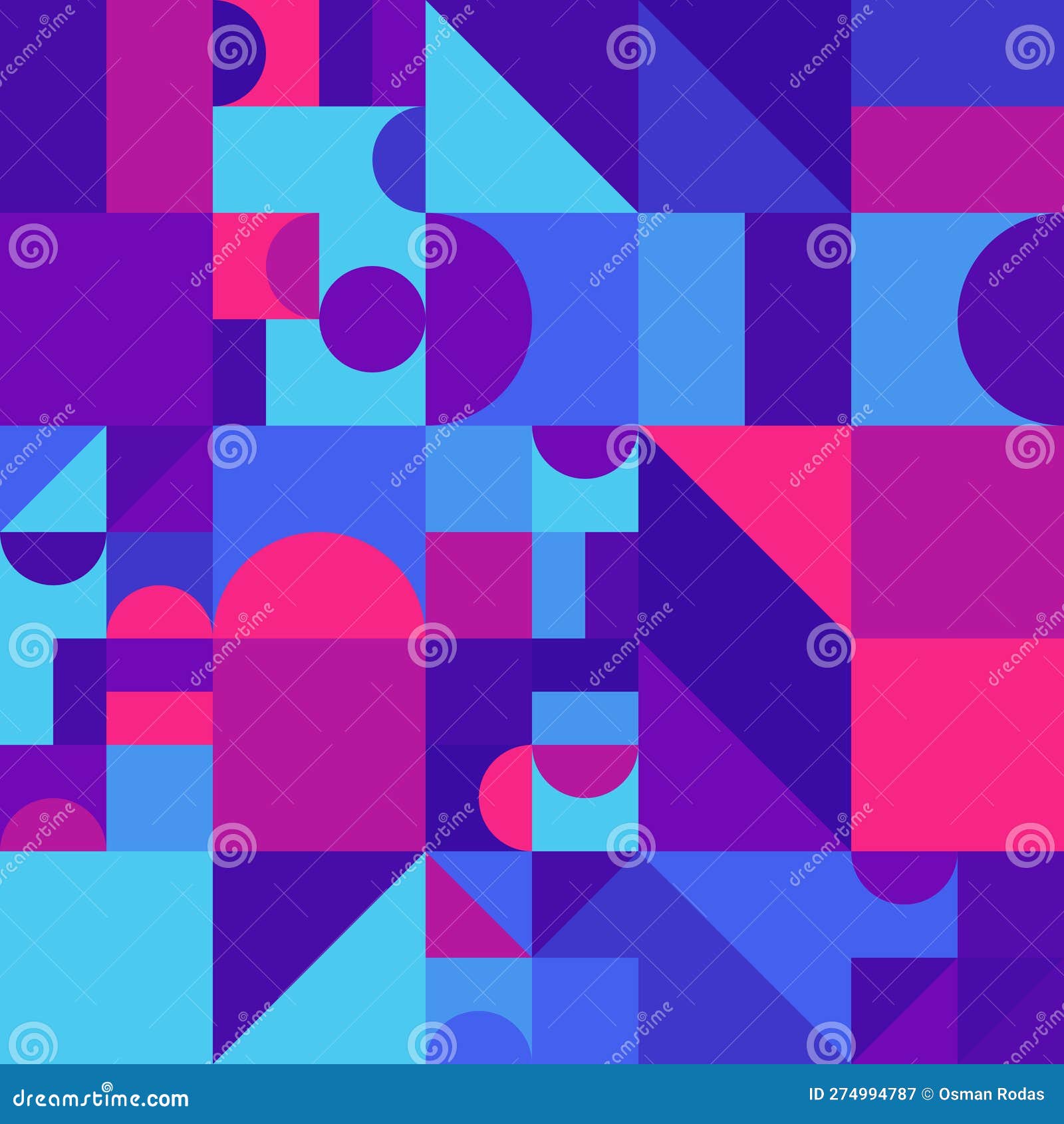 Pattern Background Blue Pink and Purple Stock Illustration ...