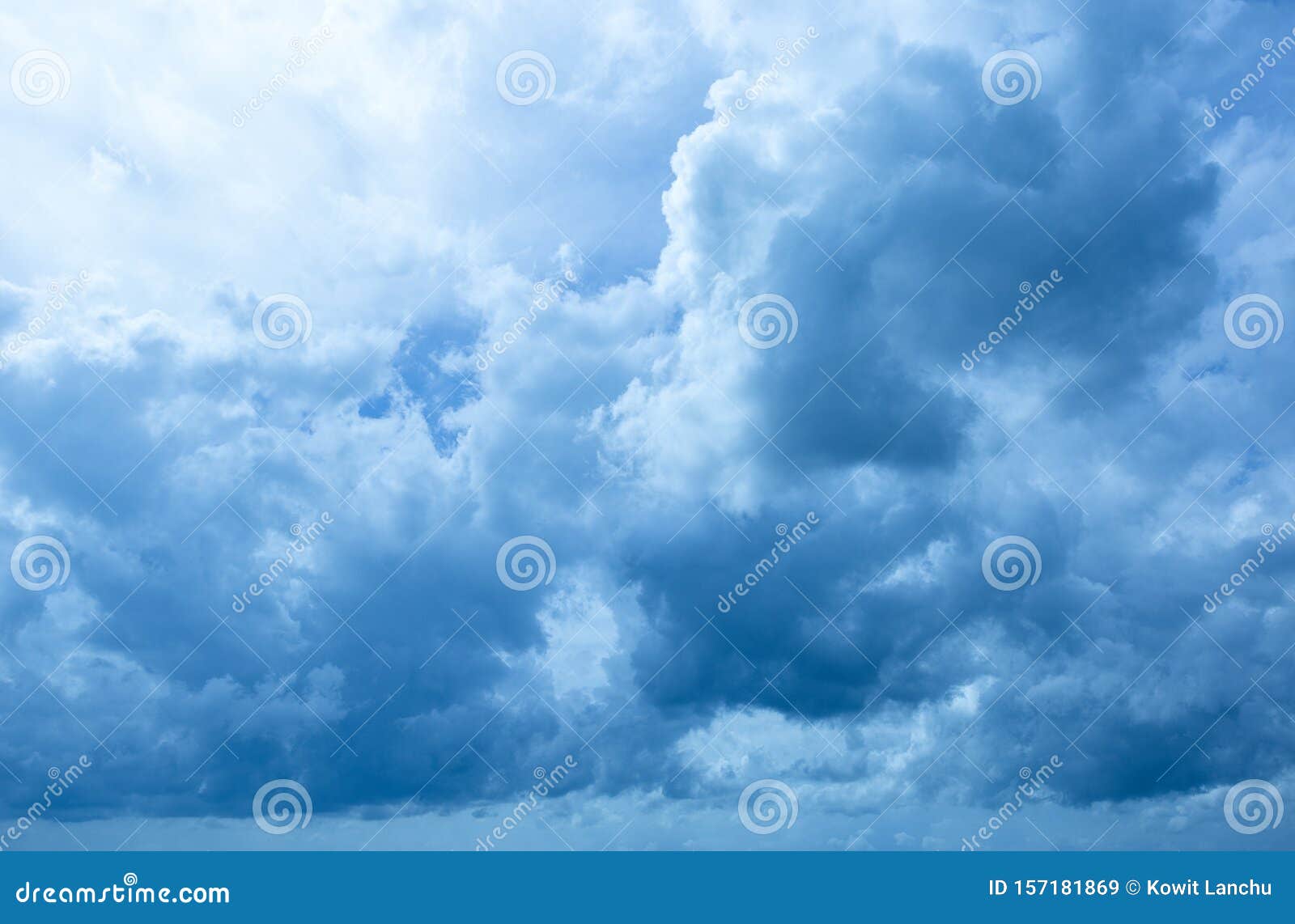 Pattern of Blue Sky and Clouds Stock Image - Image of clouds, clear ...
