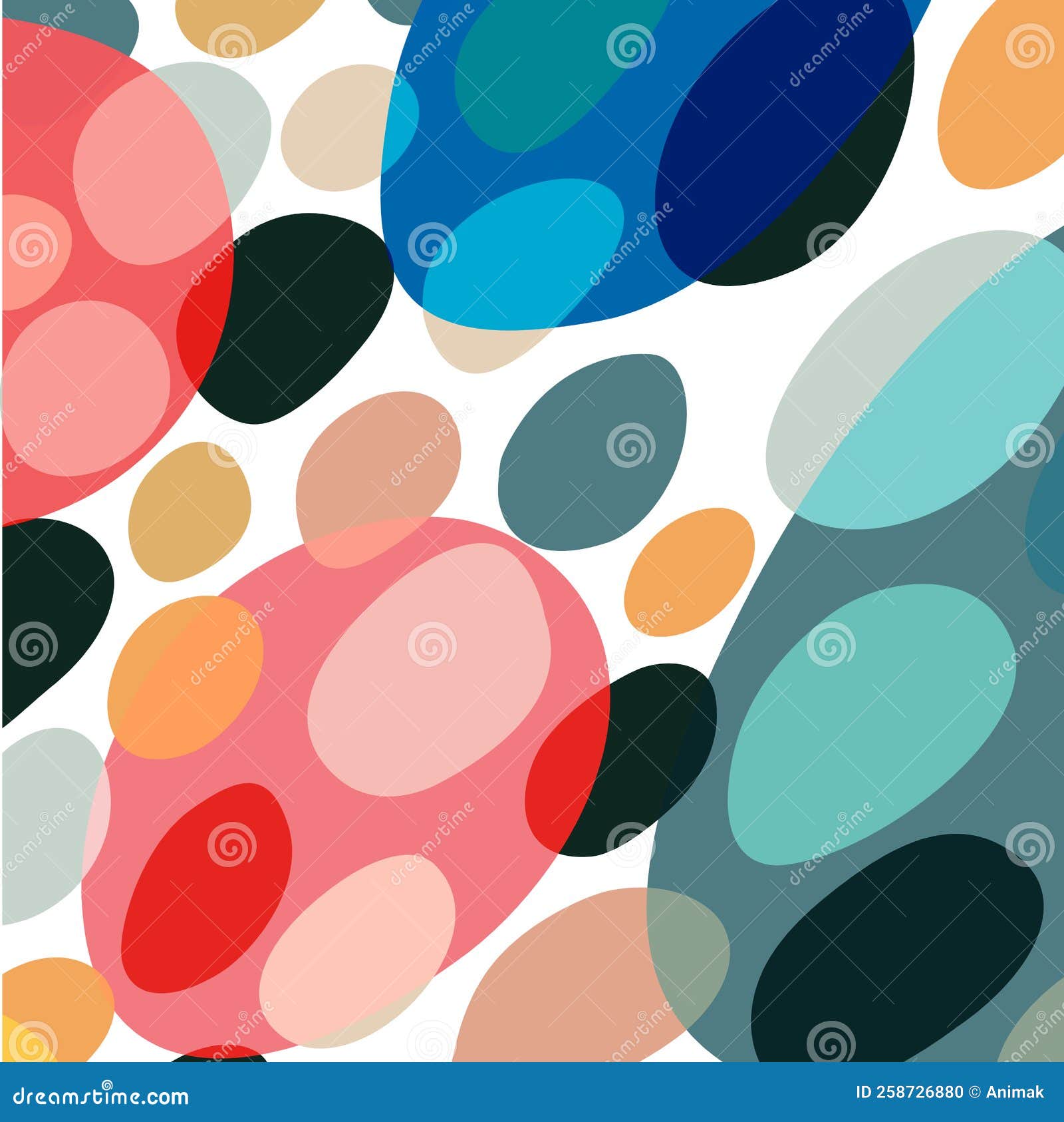 Pattern, Background. Color Bubbles, Circles. Vector Stock Illustration ...