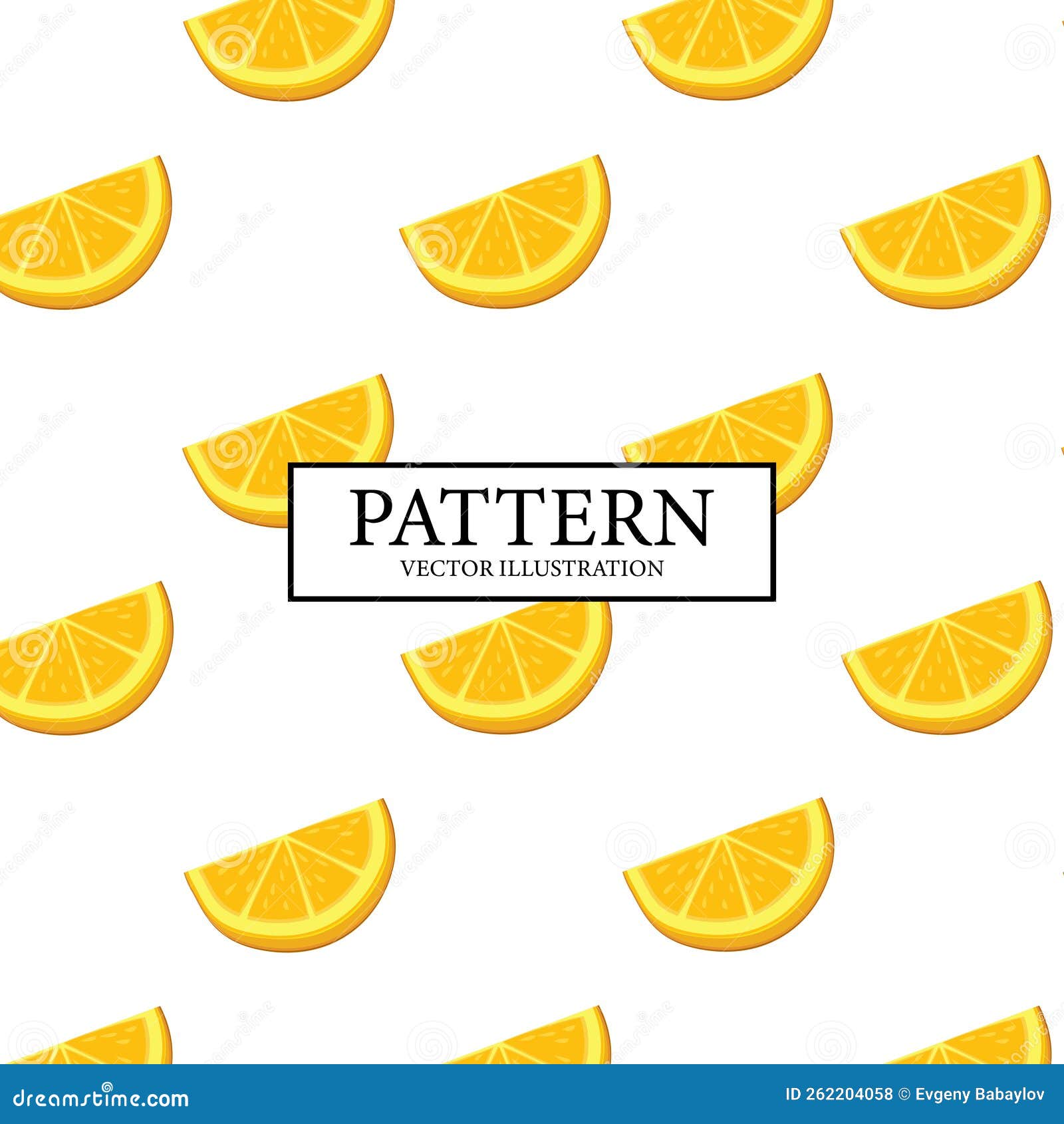 Pattern Background of Fresh Orange Orange Slices - Vector Stock Vector ...